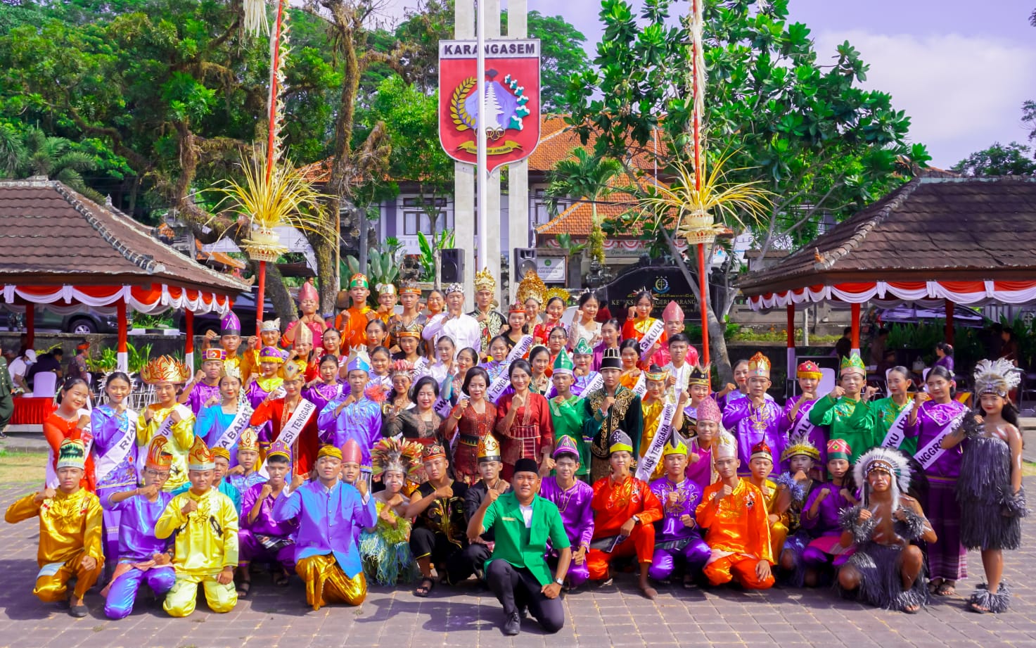 Upacara peringatan Hari Sumpah Pemuda ke 95 Tahun 2023 – Badan Kesbangpol Karangasem